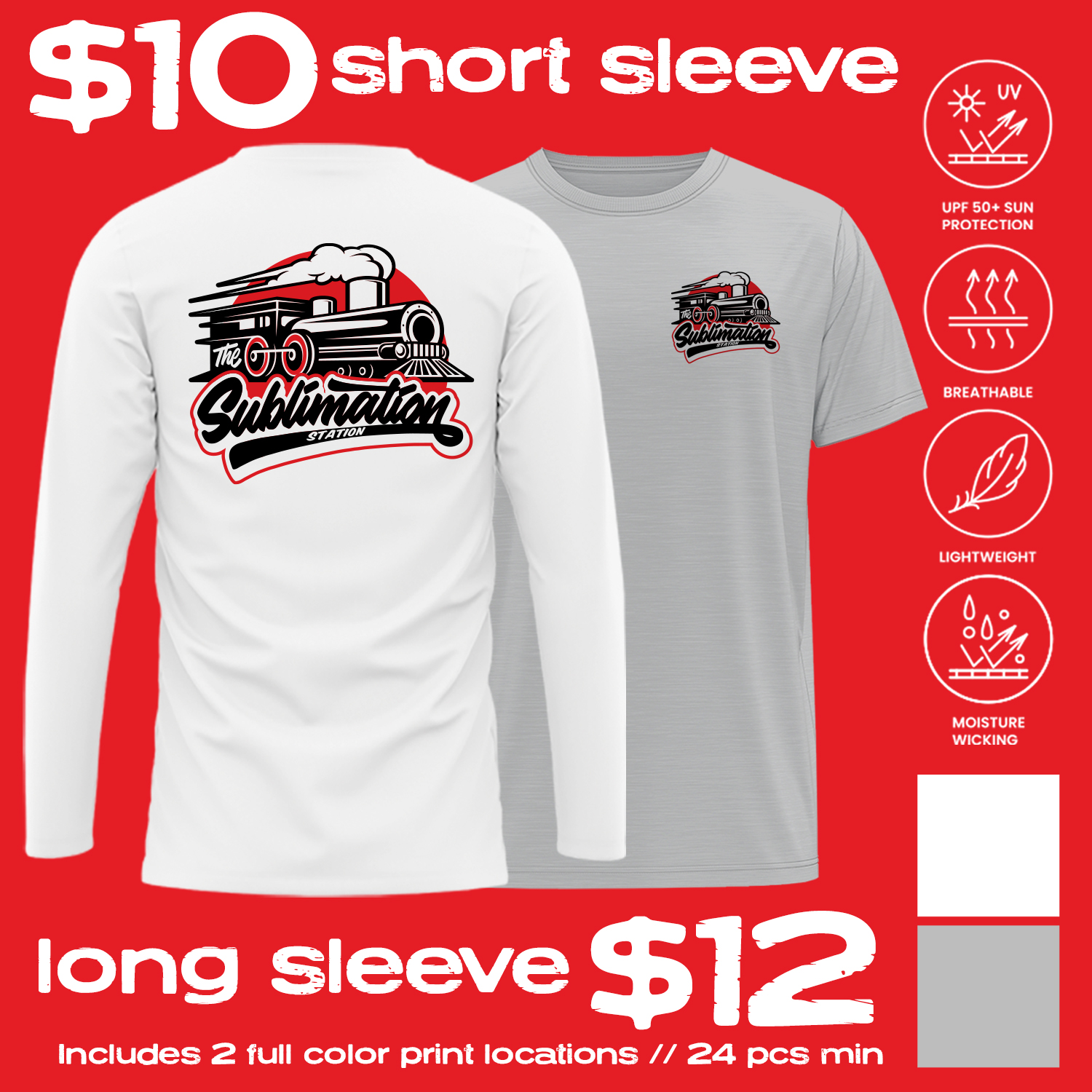 Custom Print Services & T-Shirt Printing | The Sublimation Station